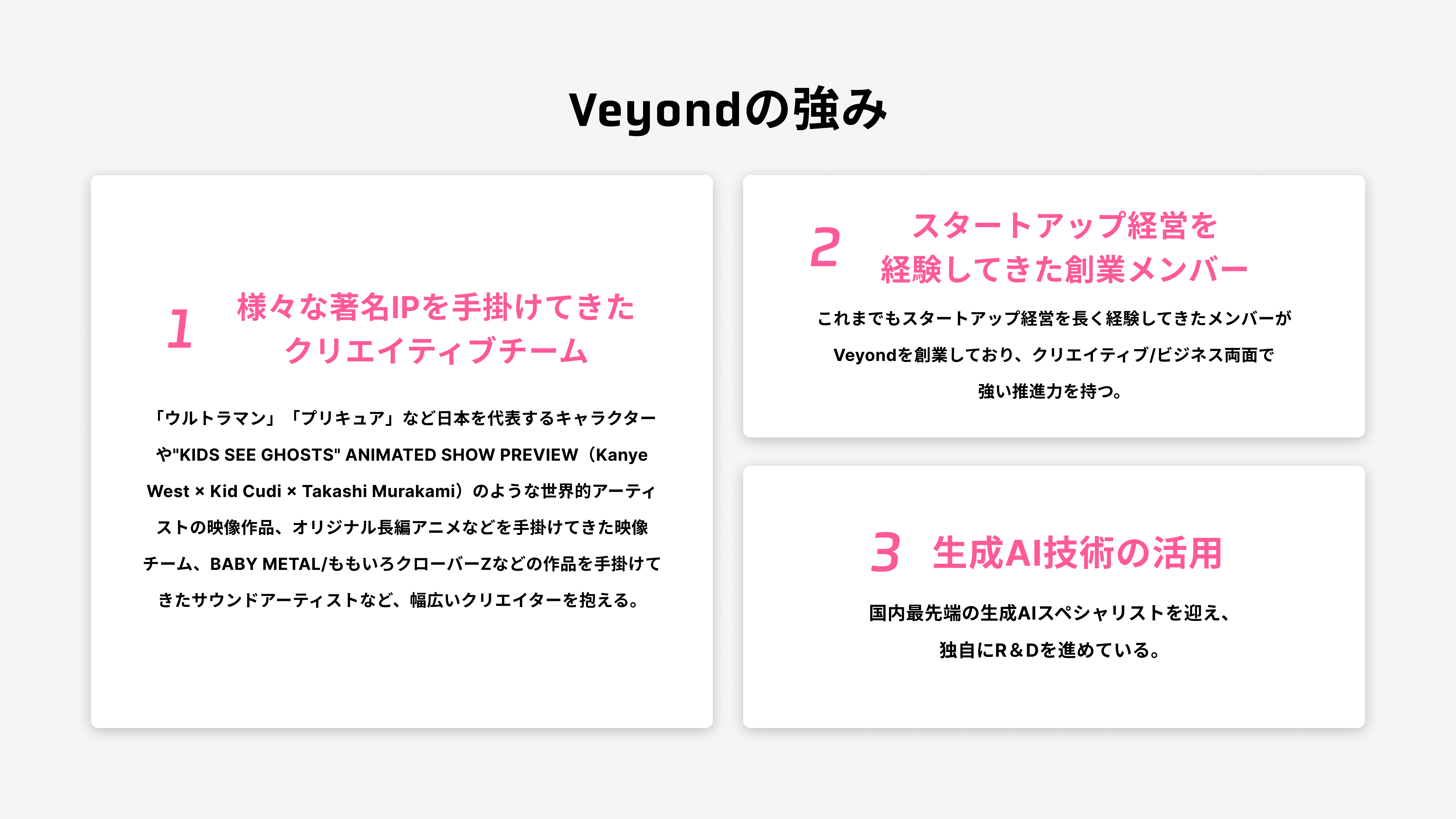 バーチャルアーティストプロデュース集団Veyond、2024年3月5日より始動 – 株式会社Veyond
